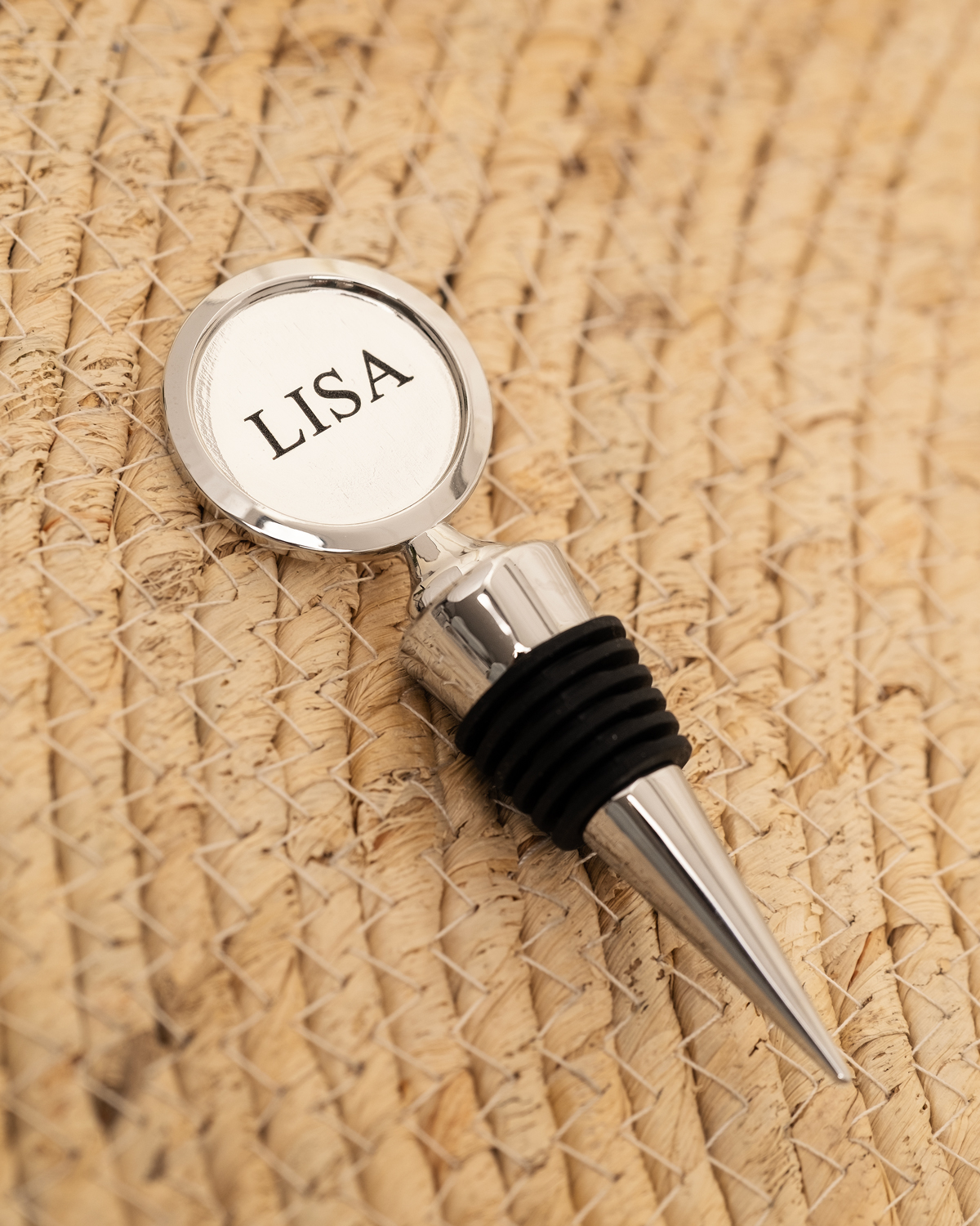 Wijnstopper graveerbaar| Cadeaus voor wijn | Shop DRKS.nl
