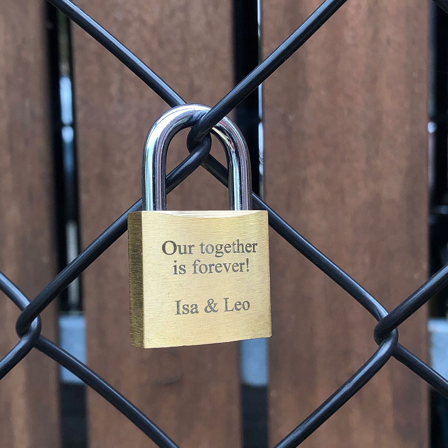 Graveerbaar Slotje | Liefdesslotje | Cadeaus voor Bruidsparen