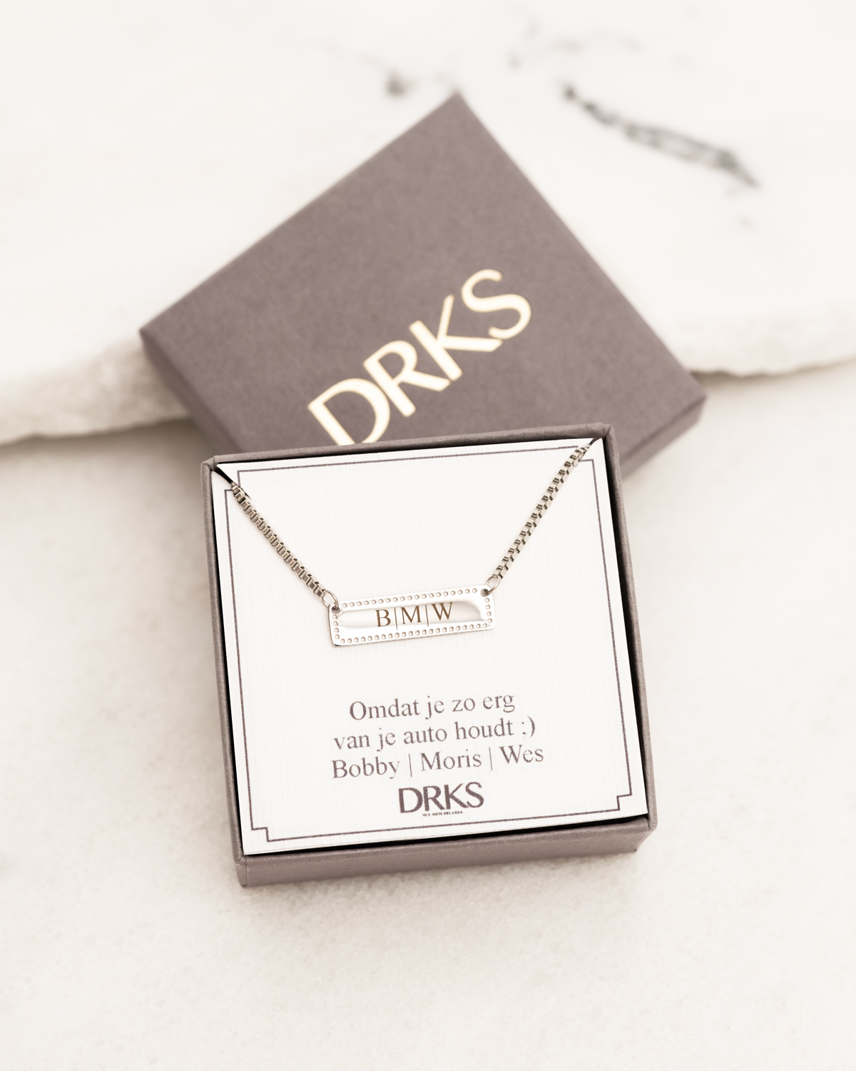 Graveerbare vintage bar ketting | Kettingen | DRKS