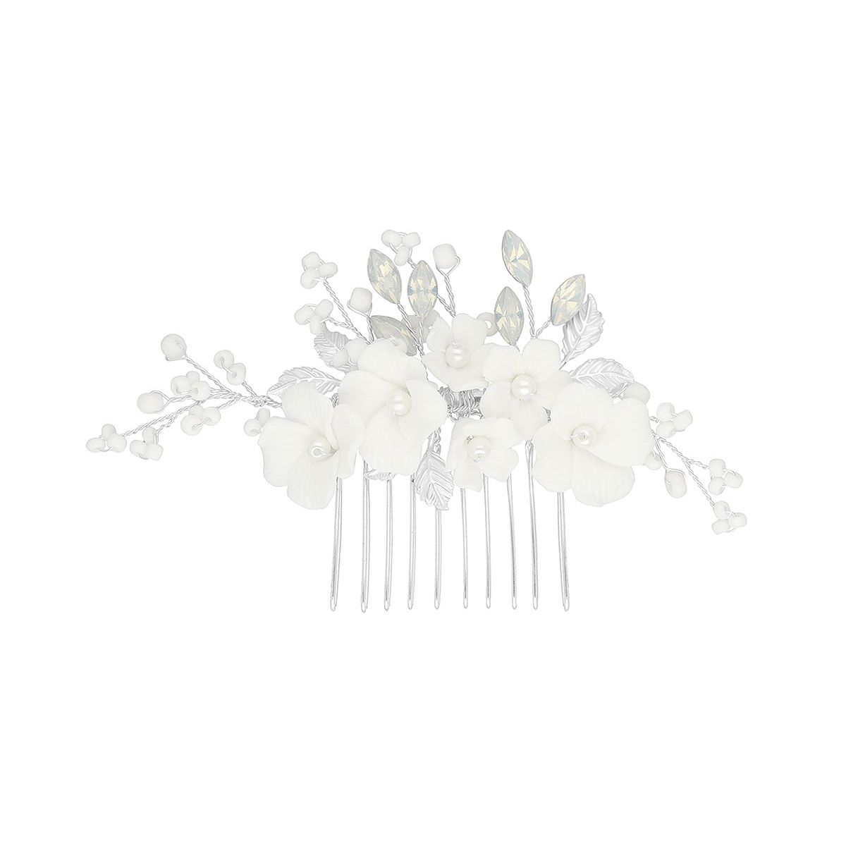 Haarkam met bloemetjes | Haarsieraad bruid | Shop DRKS