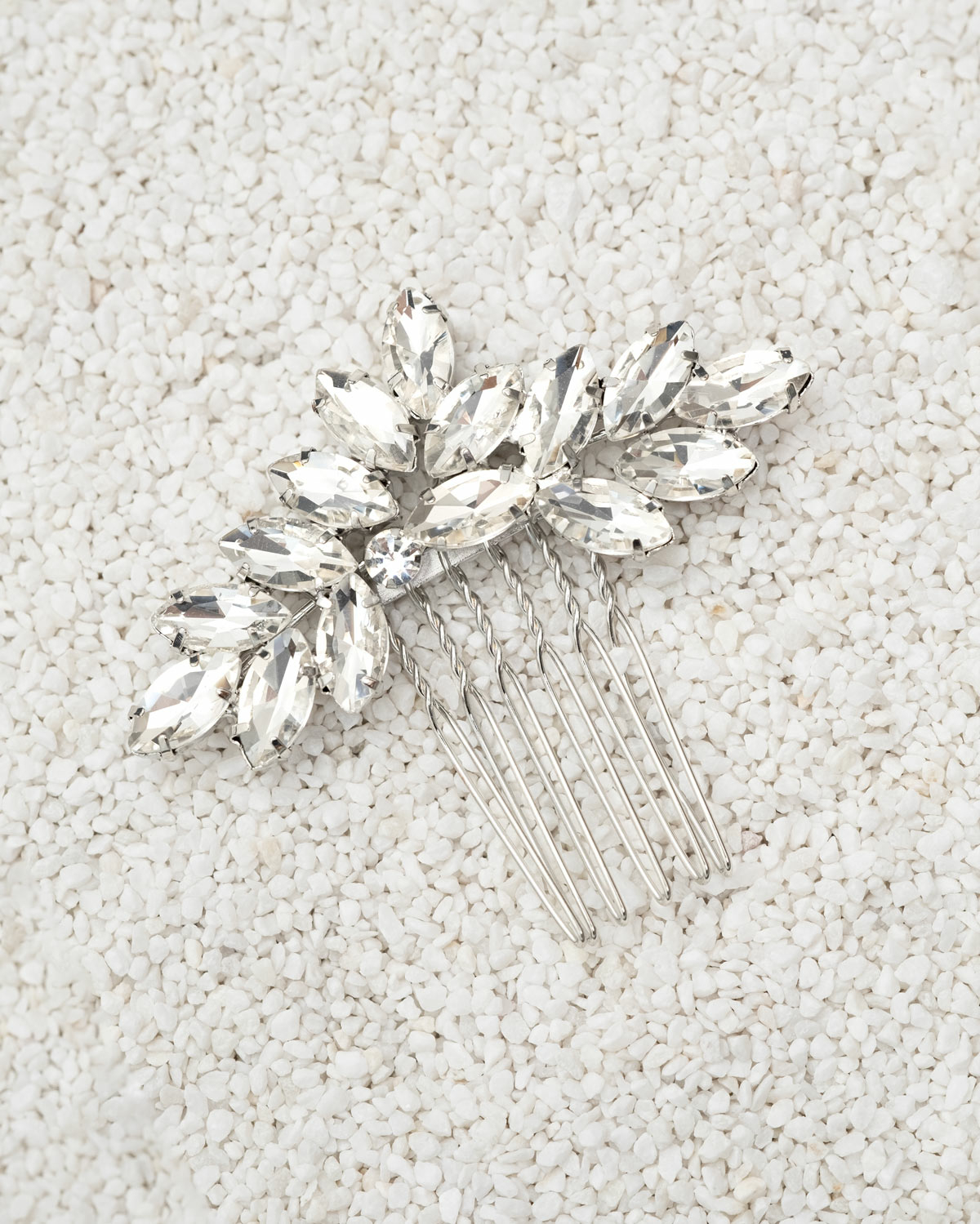 Haarkam steentjes small | Bruiloft haaraccessoires | DRKS.nl
