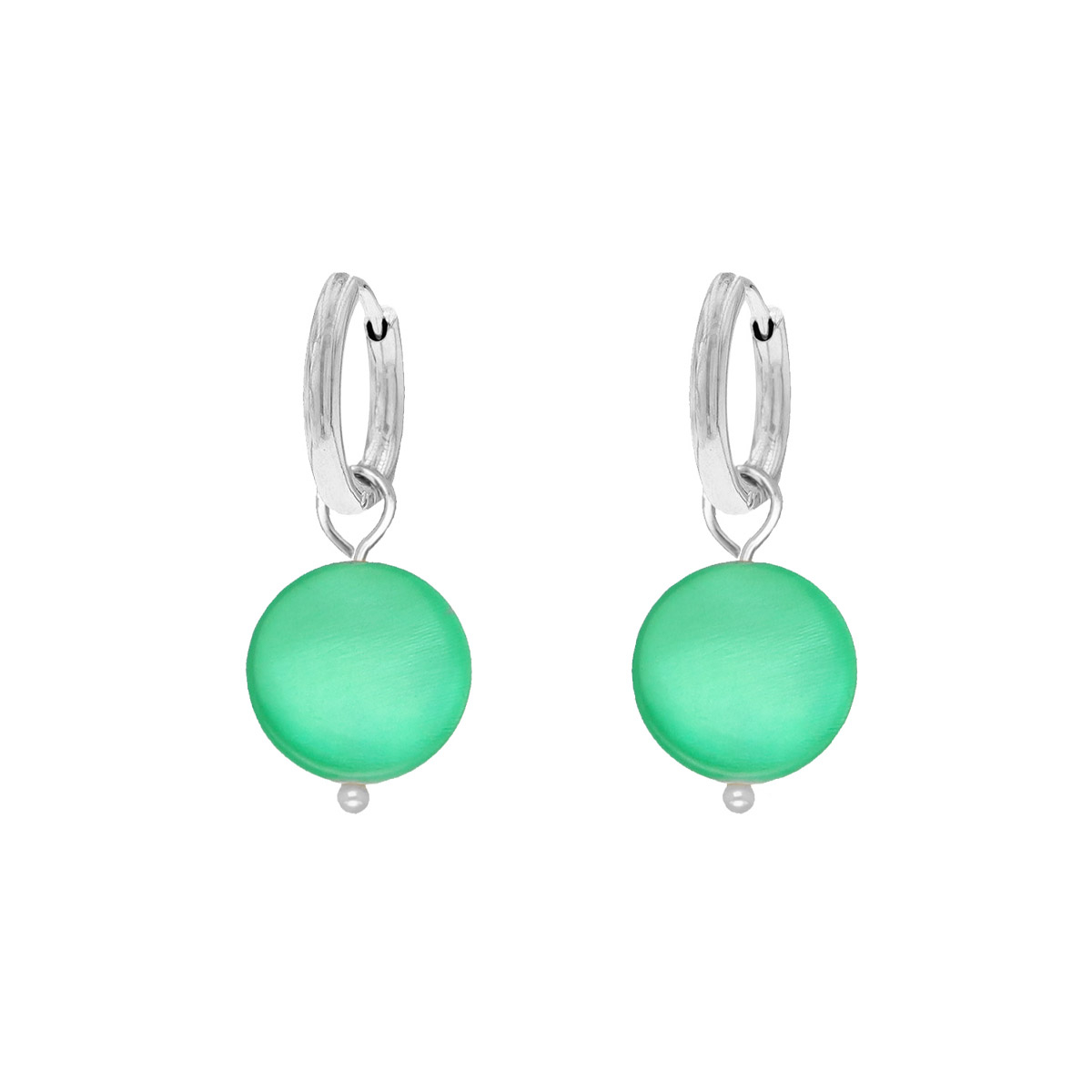Earrings neon green | Shop Oorbellen | DRKS